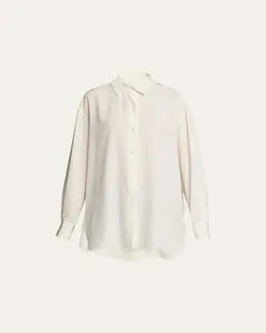 NILI LOTAN Julien Silk Shirt