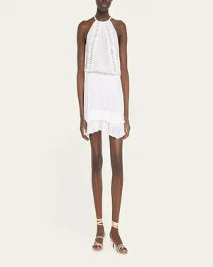 Ramy Brook Delfina Embellished Mini Dress