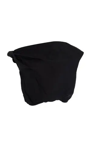 Paris Georgia Alice Washed Cotton Top  S Black