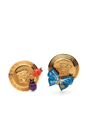 Versace X Dua Lipa Butterfly Medusa Stud Earrings