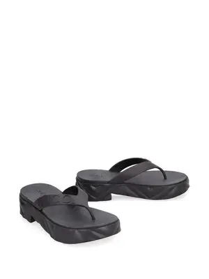 Gucci Logo-debossed Platform Flip-flops