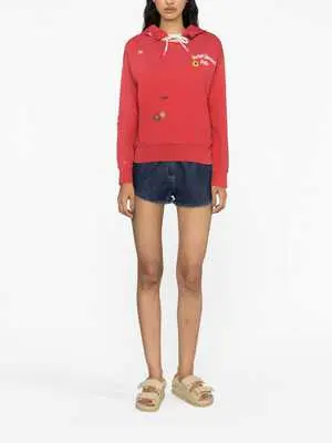 Ralph Lauren Patchwork Ogo-embroidery Cotton Hoodie