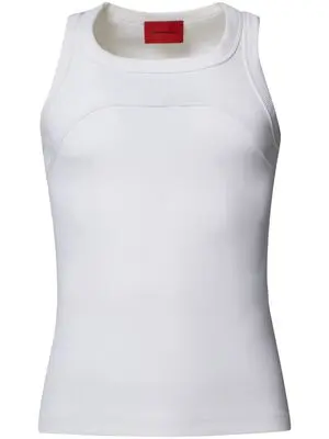 A BETTER MISTAKE Exposed Ribbed Tank Top