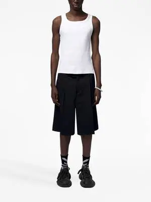 A BETTER MISTAKE Exposed Ribbed Tank Top
