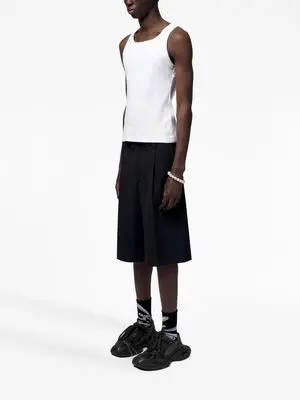 A BETTER MISTAKE Exposed Ribbed Tank Top