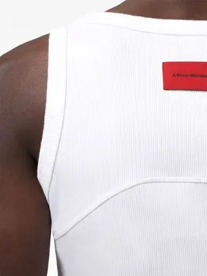 A BETTER MISTAKE Exposed Ribbed Tank Top