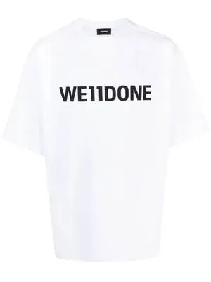 We11Done Logo-print T-shirt - White