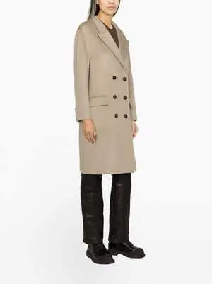 Brunello Cucinelli Double-breasted Cashmere Coat