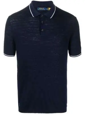 Polo Ralph Lauren Logo-embroidered Short-sleeve Polo Shirt - Blue