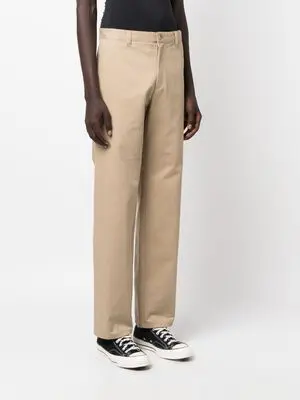 A.p.c. Ville Straight-leg Trousers - Neutrals