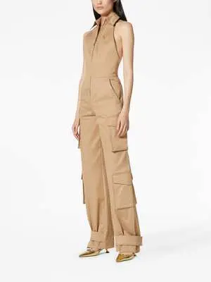 Valentino Garavani Stretch-cotton Cargo Jumpsuit