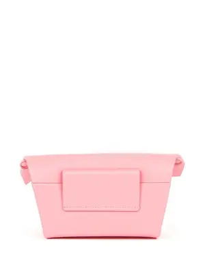MAISON MARGIELA Snatched Leather Clutch - Pink