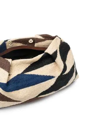 SENSI STUDIO Medium Sisal Pouch Clutch Bag
