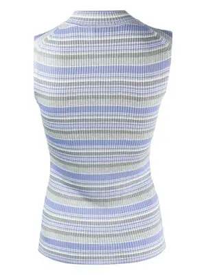 Theory Horizontal Stripe Sleeveless Top
