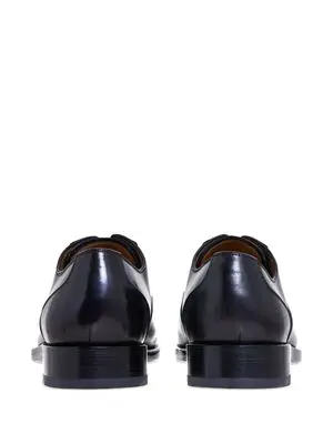 FERRAGAMO Tonal Toecap Leather Oxford Shoes