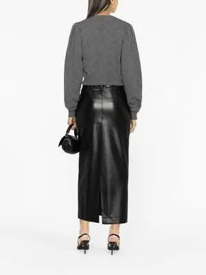 Alessandra Rich Intarsia Knit Cardigan
