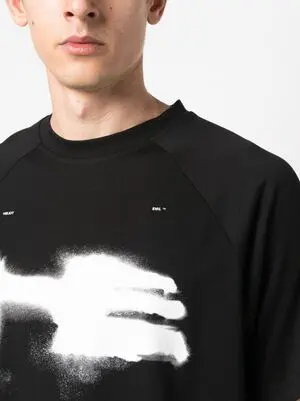HELIOT EMIL Logo-print Cotton T-shirt - Black