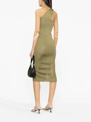 Gauge81 One-shoulder Knitted Midi Dress
