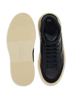 FERRAGAMO Logo-debossed High-top Sneakers