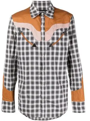 Dsquared2 Check-print Western-style Shirt