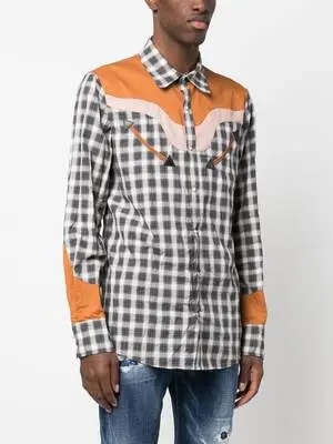 Dsquared2 Check-print Western-style Shirt