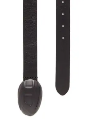 DIESEL® 1dr Logo-buckle Leather Belt