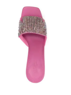 Cult Gaia 120mm Crystal-embellished Mules
