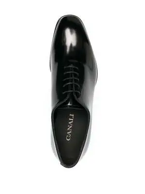 Canali Patent-finish Leather Oxford Shoes