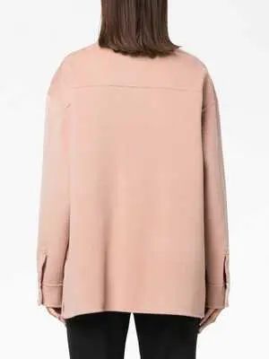Calvin Klein Wool Shirt Jacket - Pink