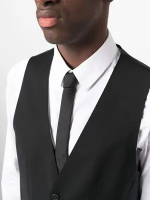 BOSS Adjustable Cotton-blend Waistcoat