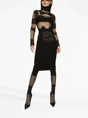 Dolce & Gabbana Lace Panelled Top