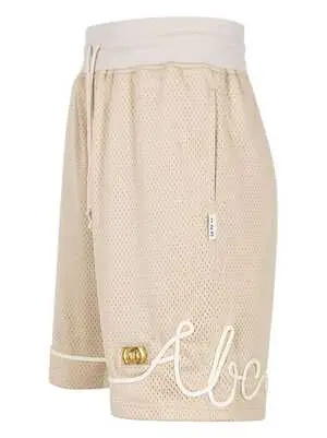 ADVISORY BOARD CRYSTALS Soutache Basketball Shorts - Neutrals