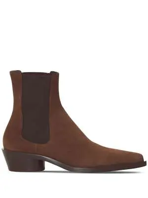 Proenza Schouler Bronco Suede Chelsea Boots