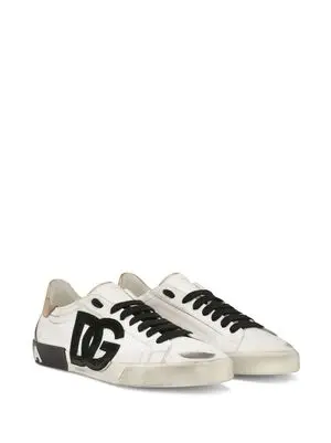 Dolce & Gabbana Portofino Low-top Sneakers - White
