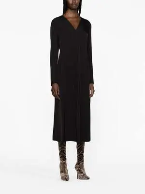 JIL SANDER Long-sleeve Midi Dress