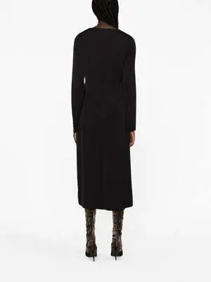 JIL SANDER Long-sleeve Midi Dress