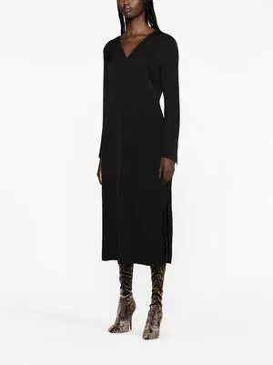 JIL SANDER Long-sleeve Midi Dress