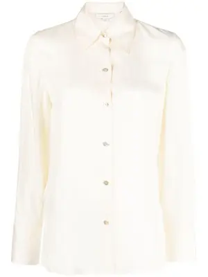 Vince Pointed-collar Long-sleeve Shirt