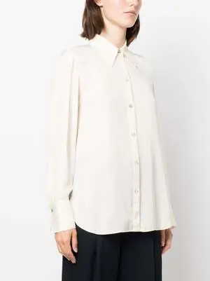 Vince Pointed-collar Long-sleeve Shirt