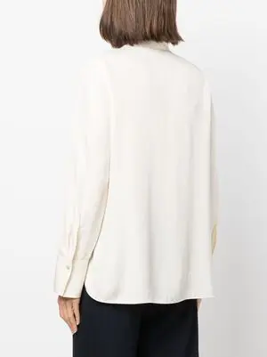 Vince Pointed-collar Long-sleeve Shirt