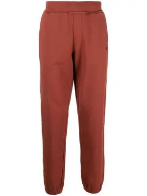 C.P. COMPANY Logo-embroidered Cotton Track Pants - Orange