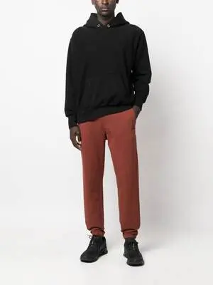 C.P. COMPANY Logo-embroidered Cotton Track Pants - Orange