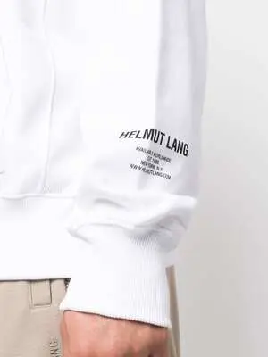 Helmut Lang Photograph-print Cotton Hoodie - White