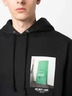 Helmut Lang Photograph-print Cotton Hoodie