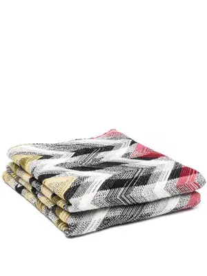Missoni Zigzag-woven Blanket - Yellow