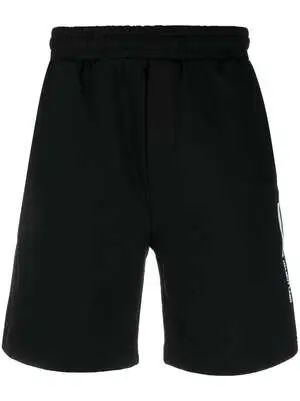 Helmut Lang Logo-print Cotton Track Shorts