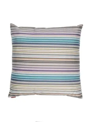 Missoni Woven Striped Cushion - Blue