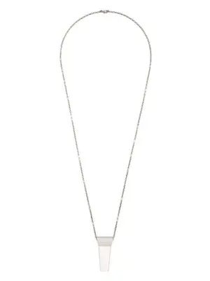 Rick Owens Logo-engraved Chain Necklace