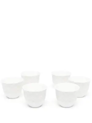 Missoni Chevron-print Ceramic Cups - White