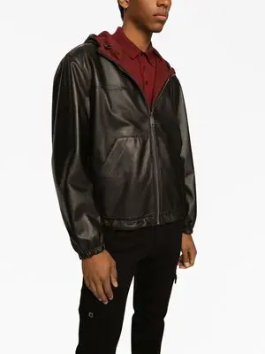 Dolce & Gabbana Reversible Hooded Jacket - Red